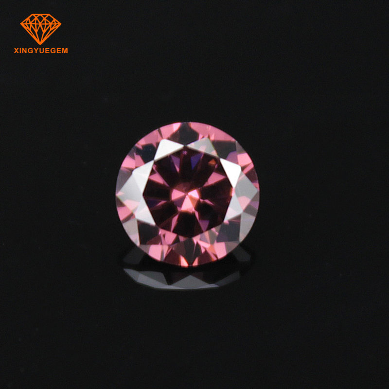 M-garnet round shape 1mm to 30mm synthetic CZ cubic zirconia for jewelry