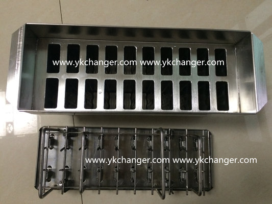 stainless steel ice pop mold ice cream mould ice lolly mould popsicle mold with stick holder supplier