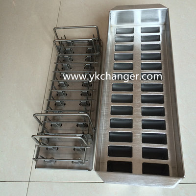 Ice lolly molds popsicle molds commercial use manual type with stick extractor supplier