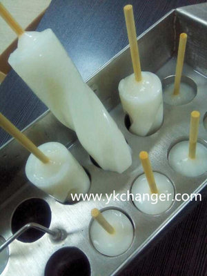 spiral shape ice lolly mould drill shape ice pop mold 2*10 20pieces 85ml or 95ml supplier