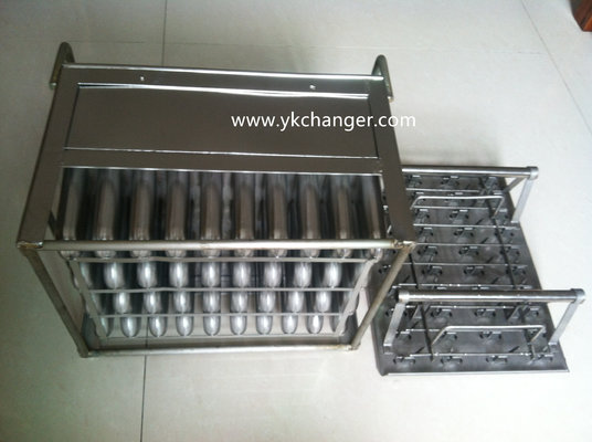 Stainless steel ice cream molder basket ice cream molder with stick holder 90ml 4X10 40pieces plasma robot welding supplier