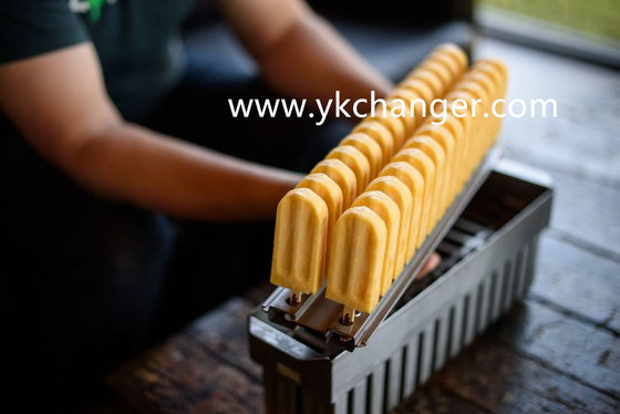 Stainless steel ice cream form ice cream maker ataforma molds with stick extractor hot sale high quality supplier