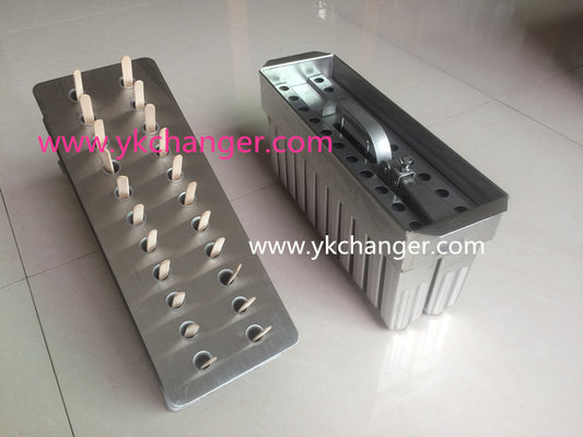 Ice lolly mould stainless steel ice forming mould 2x11 22cavities 90ml megamix ataforma type fit Finamac turbo 8 supplier