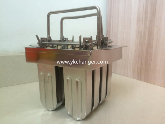 Ice lolly moulds DIY home use stainless steel food grade high quality 8pieces each time with stick holder supplier