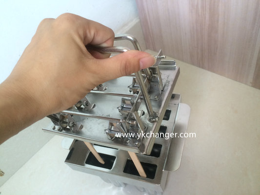 Ice pop molds DIY home use stainless steel food grade high quality 8pieces each time with stick holder supplier