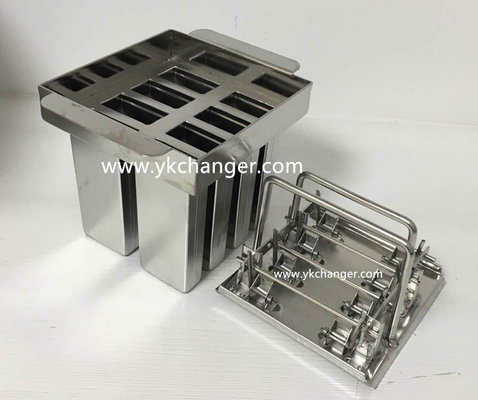 Ice lolly moulds DIY home use stainless steel food grade high quality 8pieces each time with stick holder supplier