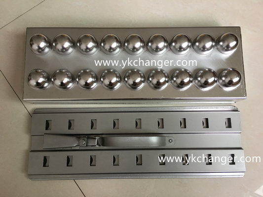 Ice cream ice lolly mould design 2x9 18mold 23ML bombom ataforma type with stick holder high quality supplier