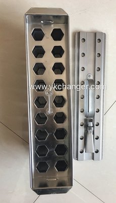 Frozen ice cream popsicle moulds stainless steel 2x9 18cavities 82ml hexgonal with stick holder plasma robot welding supplier