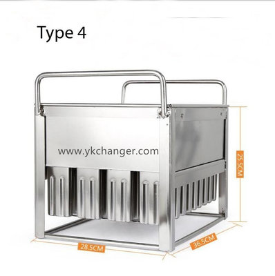 Commercial ice cream molds stainless steel high quality plasma robot  welding 40pieces with stick holders hot sale supplier