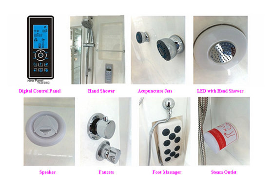 Monalisa M-8268 steam sauna room steam enclosure steam room with sauna room combined multi-functional steam sauna room