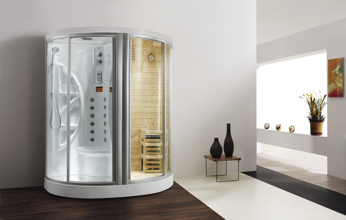 Monalisa M-8268 steam sauna room steam enclosure steam room with sauna room combined multi-functional steam sauna room
