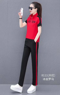 Monisa lady summer sports leisure colorful suit with short sleeves /sports casual wear / fitness suits / suit women s