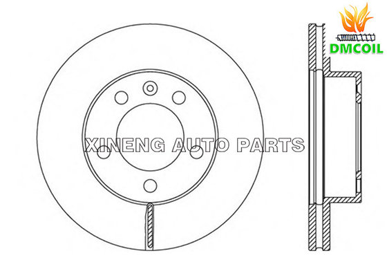 Anti - Rust Auto Brake Parts OEM Customized Color For Nissan Opel 