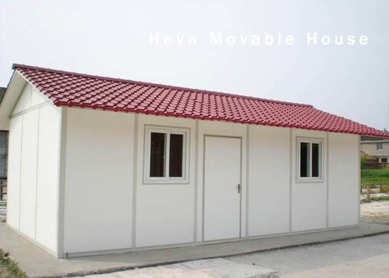 Earthquake Proof Prefab Camp Houses Steel Structure Movable Easily Transported