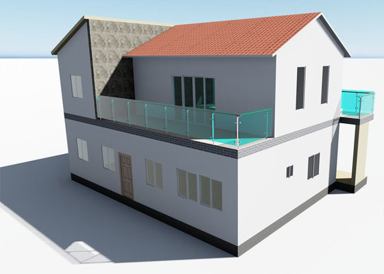 Fast Construction Contemporary Prefabricated Homes , Luxury Custom Built Metal Homes