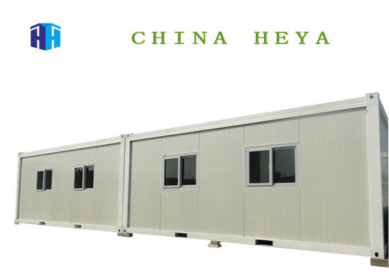 Temporary Prefab  Flat Pack Home Office , Prefabricated Shipping Container Houses