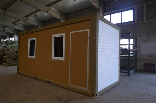 Durable Shipping Container Prefab Movable House Galvanized Steel Frame Structure