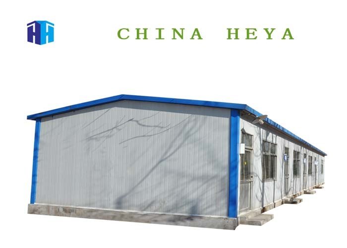 One Layer Movable Prefab House Modern Modular Homes For Worker Dormitory