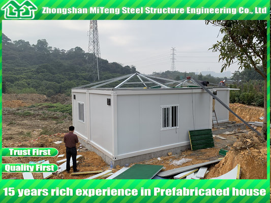 Fast building Home use Steel Roof Truss Expandable Container House