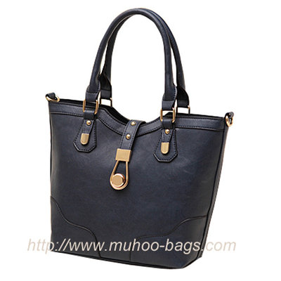 Fashion High Quality Blue PU Ladies Handbags for Outdoor (MH-2219)