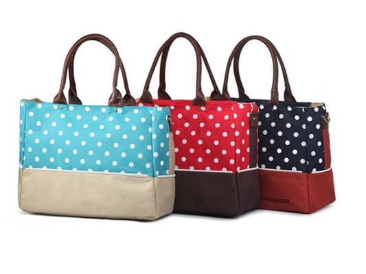 fashion dots diaper bag, nappy bag MH-1013