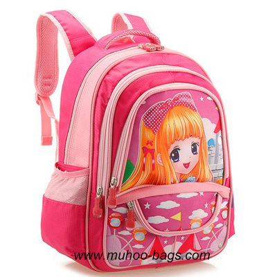 Children bag, backpack,travel bag,School bag MH-2129 pink