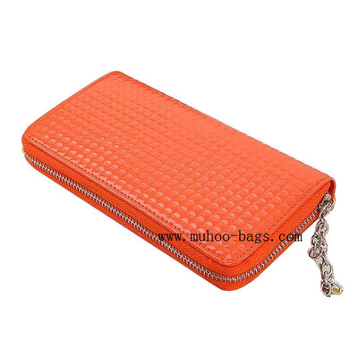 Fashion PU lady Purse Wallet (MH-2069 Orange)