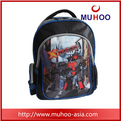 Black Fashion Cartoon Backpacks School backpack School Bag for Kids