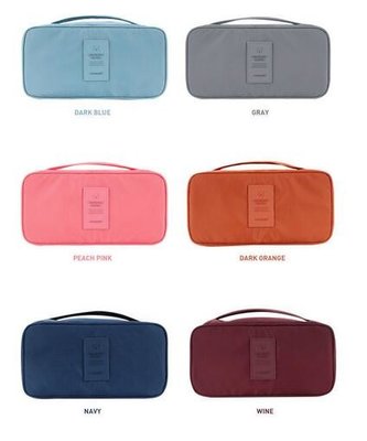 Waterproof travel kit storage underwear bra organizer bag in bag