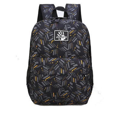 printed polyester middle school backpacks book bag school bag for boys