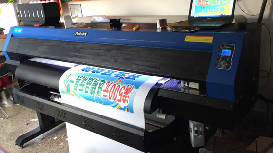 High quality 1.8m width dx5 print head auto eco solvent inkjet printer for advertising paper