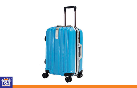 Vertical Strip Business Hand Luggage Case , Portable School Luggage Bags For Children