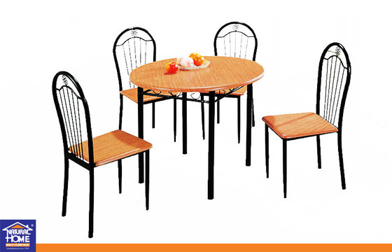 Round Dinning Table and Chairs Set , Dining Room Tables & Chairs for Office or Hotel