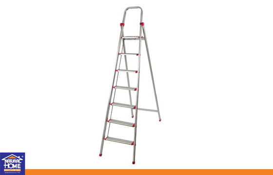 Multi-steps Home Furniture 7 Steps Aluminium Step Ladders Portable and Lightweight