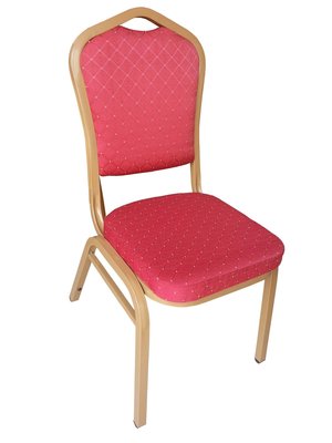 Hotel Party Modern Furniture Chairs with Cushion , Dining Room Chairs with Square Tube