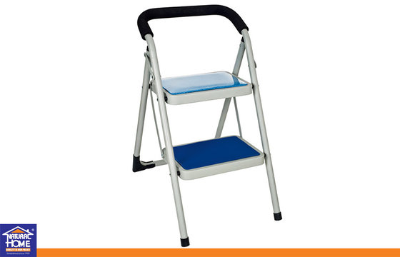 Safety Steel Home Ladders Small Lightweight 2 Step Ladder for Library or Kitchen