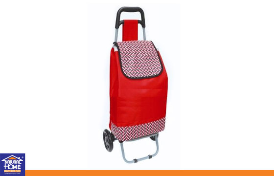 Lightweight Large Capacity Personal Shopping Cart Bag / Foldable Shopping Bags with Wheel