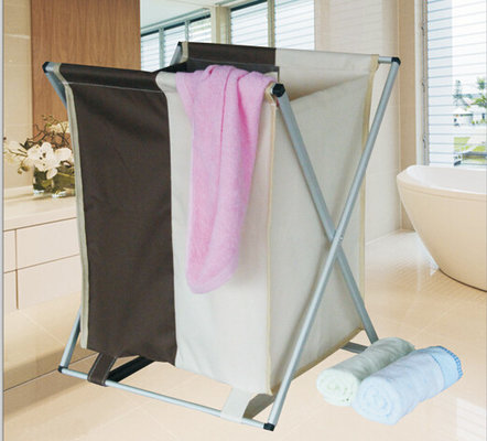 PE Coated Tube and Oxford FabricDecorative Storage Boxes / Bags Space Saving Furniture