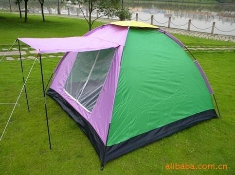 Outdoor Camping Equipment Beach Tents with Glass Fibre Framework and Polyester Fabric