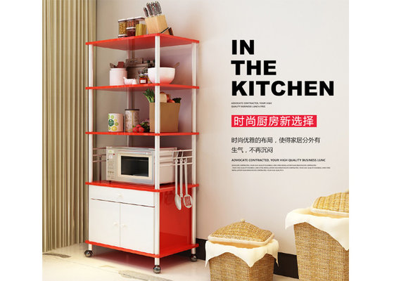 Microwave Oven Kitchen Home Storage Racks With Drawer High Quality Tier Shelf