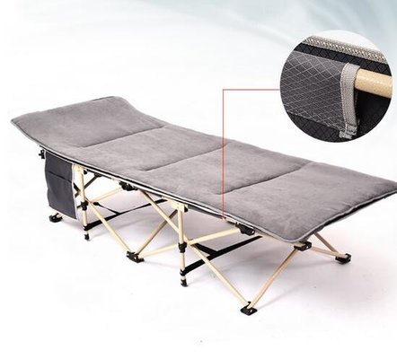 Steady Comfortable High Quality Teslin Fabric Portable Folding Bed For Break Beach Save Space