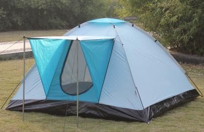 Outdoor Camping Equipment Beach Tents with Glass Fibre Framework and Polyester Fabric
