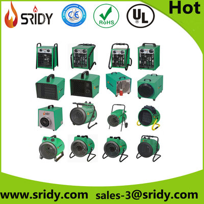 SRIDY industrial electric fan heater 9kw three phase fan heater portable commercial fan heater can heat enclosed