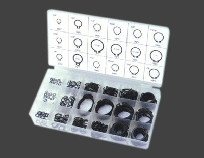 Rubber  NBR Retsining Ring Assortment Kits Approved AS568 Standard For Oil Seals / Water Seals