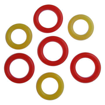 Alkali Resistance Yellow NBR O 70 Rings for Food Industry / Pressure Vessel 0.05mm 50MPa