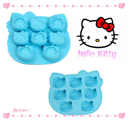 non-toxic odorless silicone cake mold Hello kitty For Home , Hotel