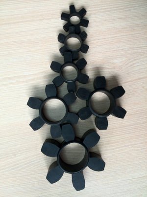 Industrial or Household Six Angle Molded Rubber Parts , Precision Molded Rubber Products