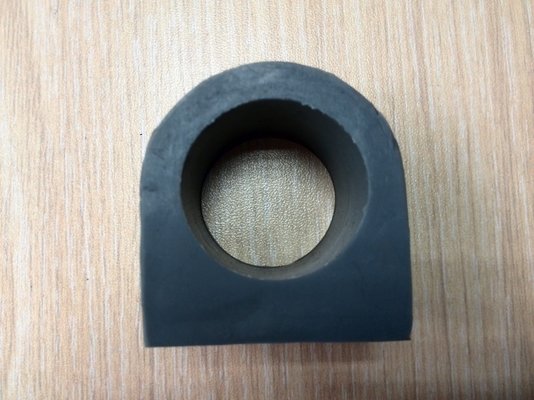 Dustproof Black Silicone Auto Molded Rubber Parts Chemical Resistance 60 Shore