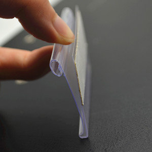 Plastic transparent PP / PE / ABS / PVC Clear Plastic Shapes for glazing bead