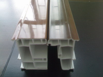 decoration PVC plastic extruded profiles for building Construction industry
